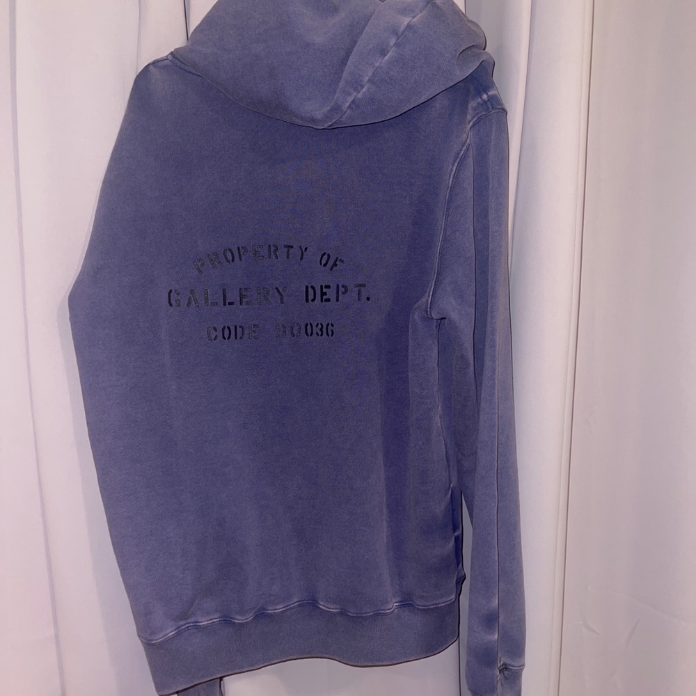 Gallery Dept X Lanvin Faded Hand Painted Hoodie Size … - Gem